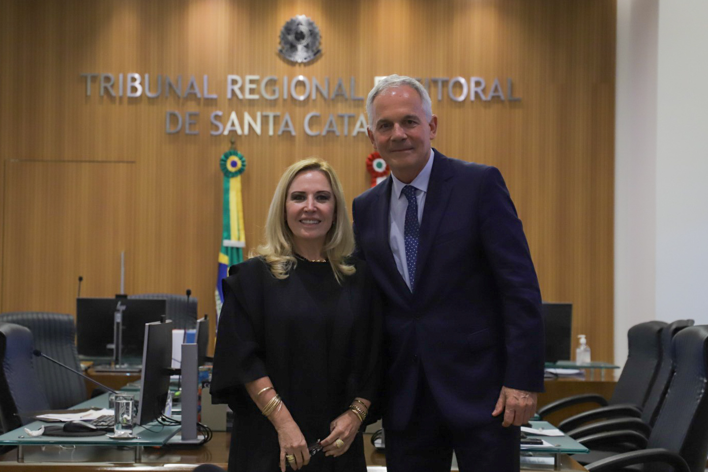 Nova presidente e vice do TRE-SC tomam posse na próxima semana